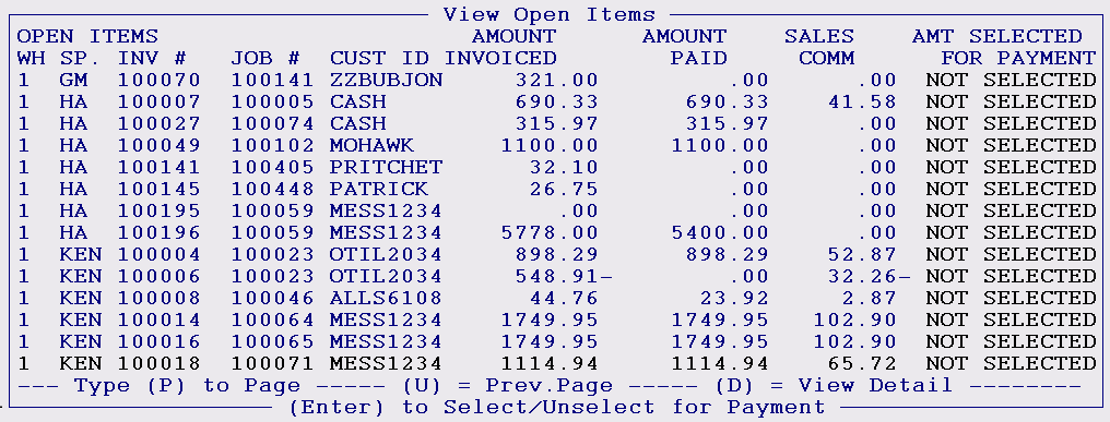Salesperson Payables System – Broadlume ERP